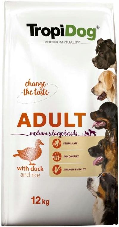 Karma Tropidog Kaczka Duża Średnia Rasa 12Kg - Ceny i opinie - Ceneo.pl