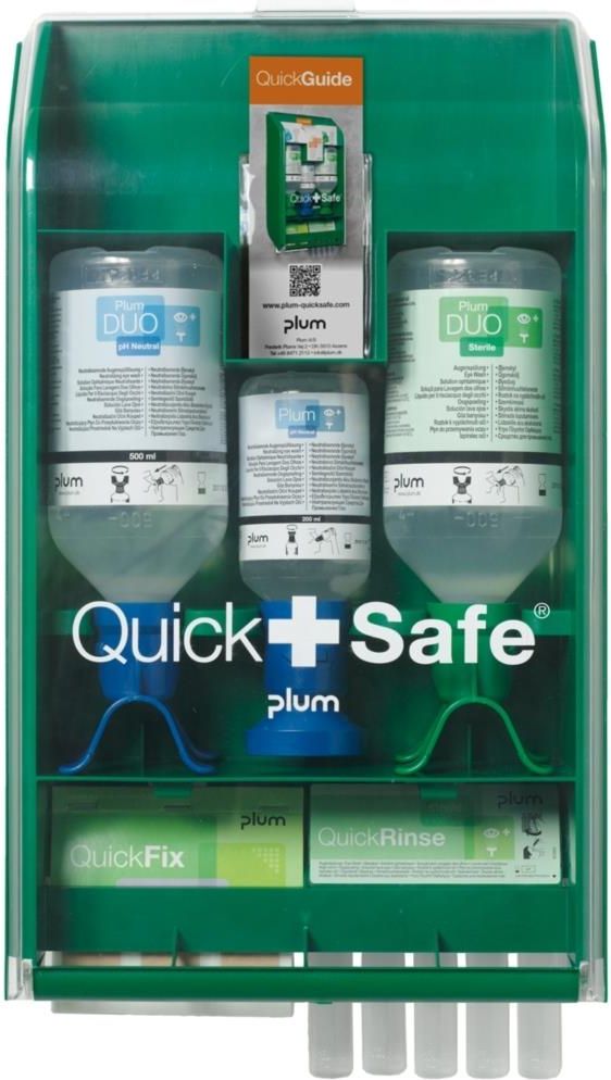 Apteczka ścienna PLUM Quicksafe (nr 5171) - dla przemysłu chemicznego ...