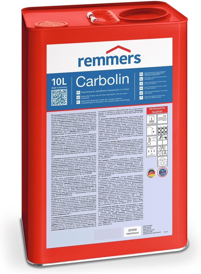 Remmers Carbolin Brązowa Farba Drewna Zewnątrz 5L - Opinie i ceny na ...