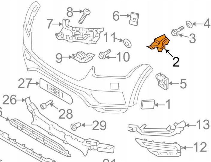 VOLVO XC90 MOCOWANIE ZDERZAKA LEWE 16-19 31353403 - Opinie i ceny na ...