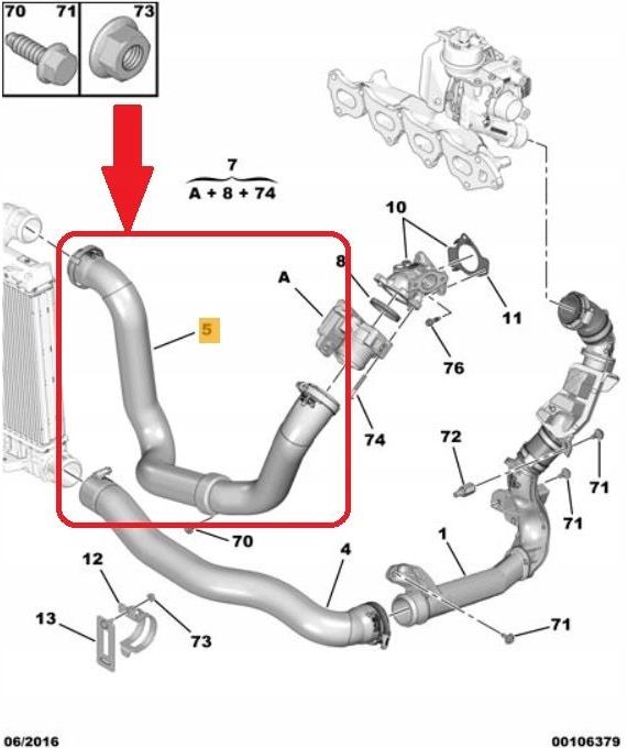 RURA WĄŻ TURBO INTERCOOLERA PEUGEOT EXPERT 2.0 HDI 9806720880 - Opinie ...