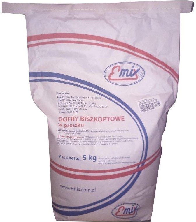Emix Ciasto Na Gofry Mieszanka Biszkoptowa 5kg - Ceny i opinie - Ceneo.pl
