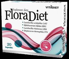 Preparat medycyny naturalnej Vitadiet Flora Diet 20 kaps - Opinie i ...