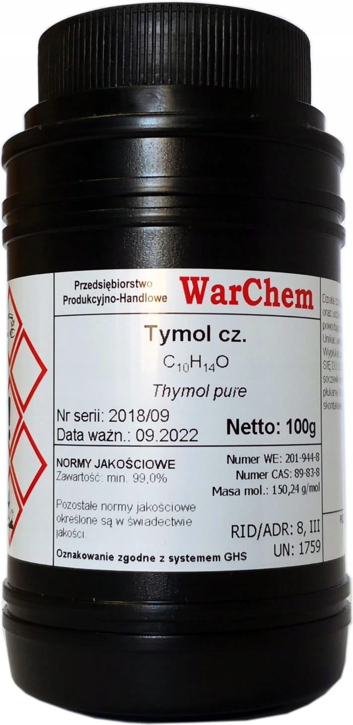 Tymol - czysty - 100g Warchem - ceny i opinie - Ceneo.pl