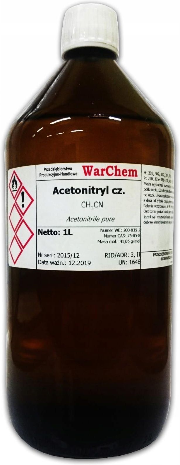 Acetonitryl - czysty - 1L Warchem 30147 - ceny i opinie - Ceneo.pl