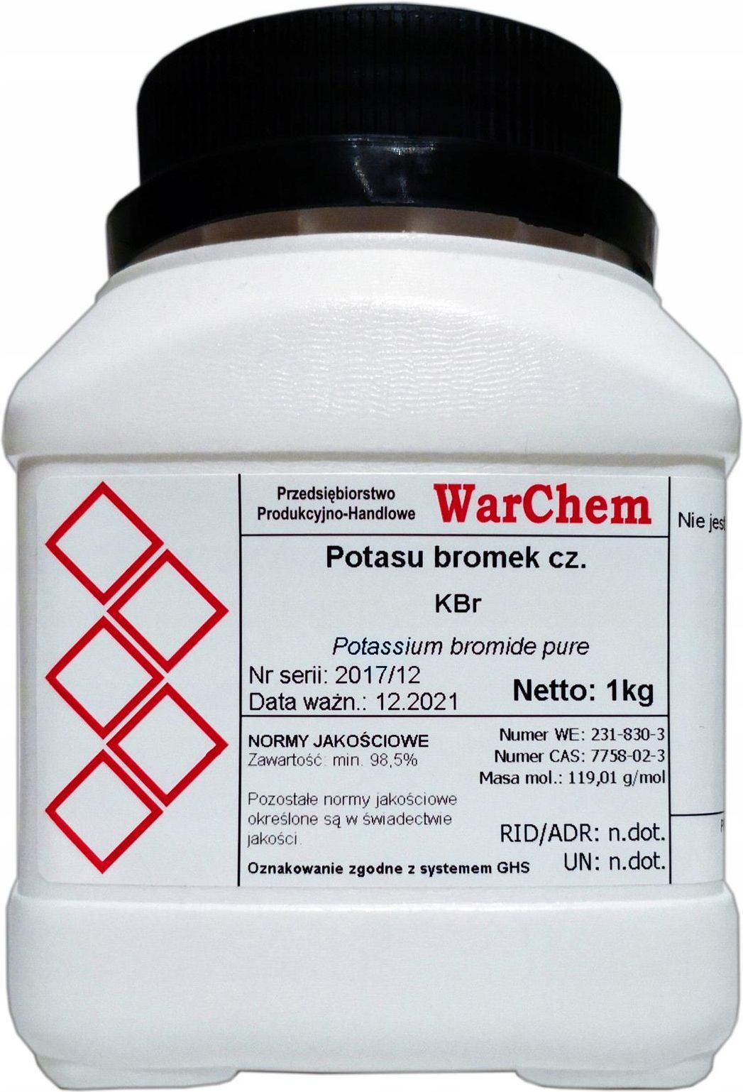 WARCHEM Bromek Potasu - 1kg - ceny i opinie - Ceneo.pl