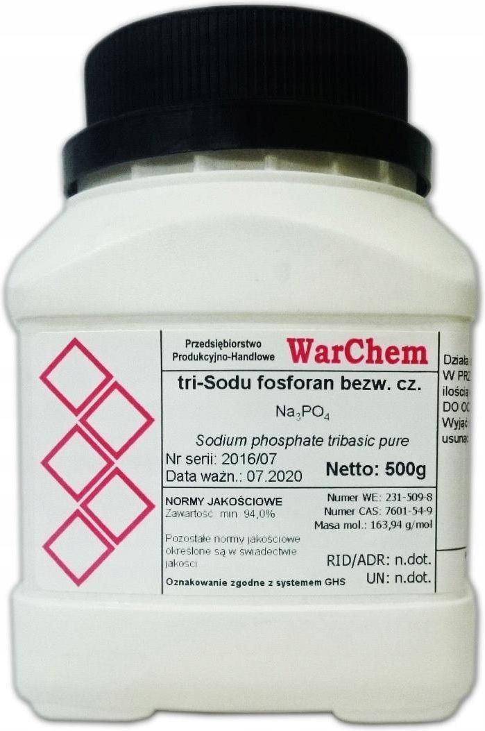 WARCHEM Fosforan Sodu Iii-zas. bezwodny - 500g - ceny i opinie - Ceneo.pl