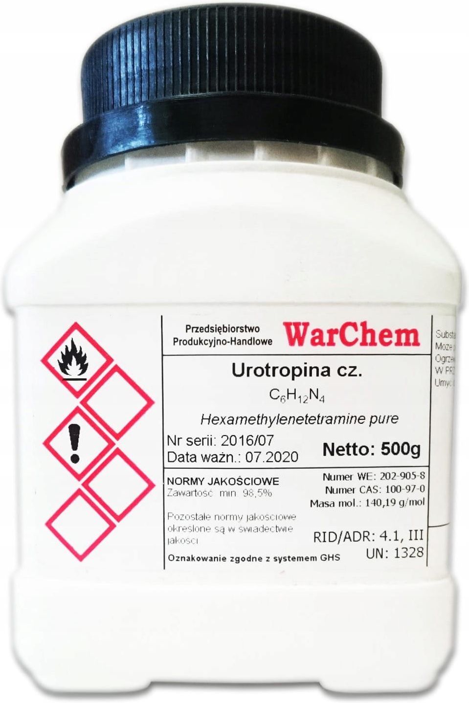 Urotropina - czysta - 500g Warchem - ceny i opinie - Ceneo.pl
