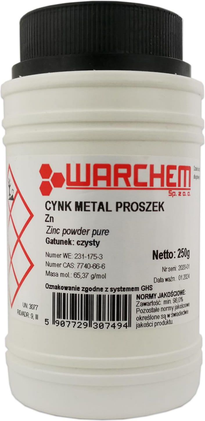 Warchem Cynk Metal Proszek - Czysty - 250G - ceny i opinie - Ceneo.pl