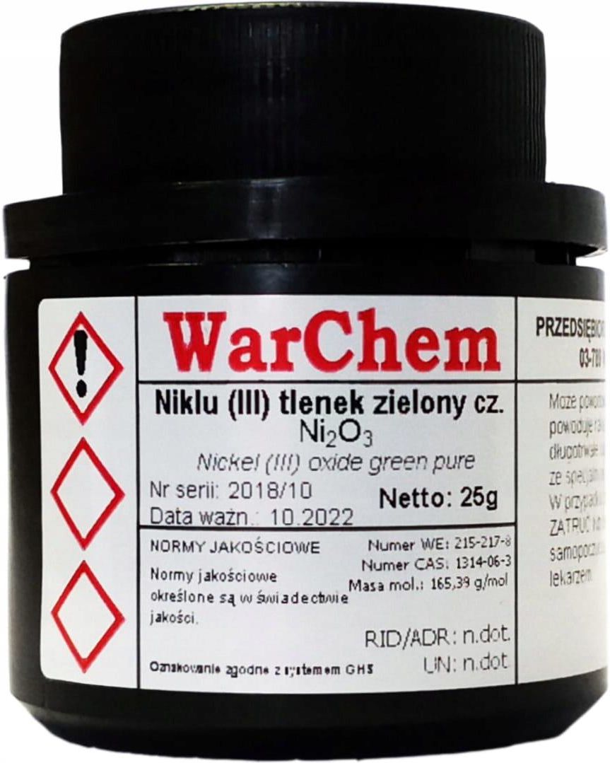 Warchem Tlenek Niklu (Iii) Zielony - Czysty - 25G - ceny i opinie ...