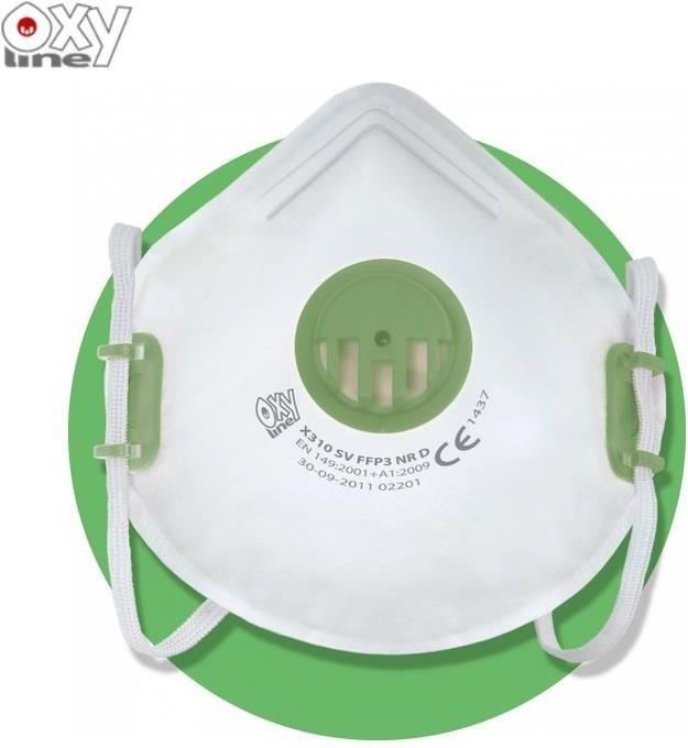 Maseczka Maska Ochronna Przeciwpyłowa Przeciwwirusowa Oxyline X 310 Sv Ffp3 Nr D - Ceny i opinie ...