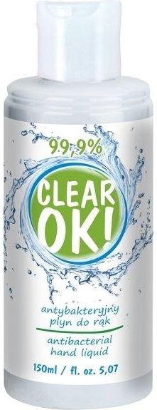 Clear Ok Płyn Antybakteryjny Do Rąk Bez Wody 150Ml - Opinie i ceny na ...
