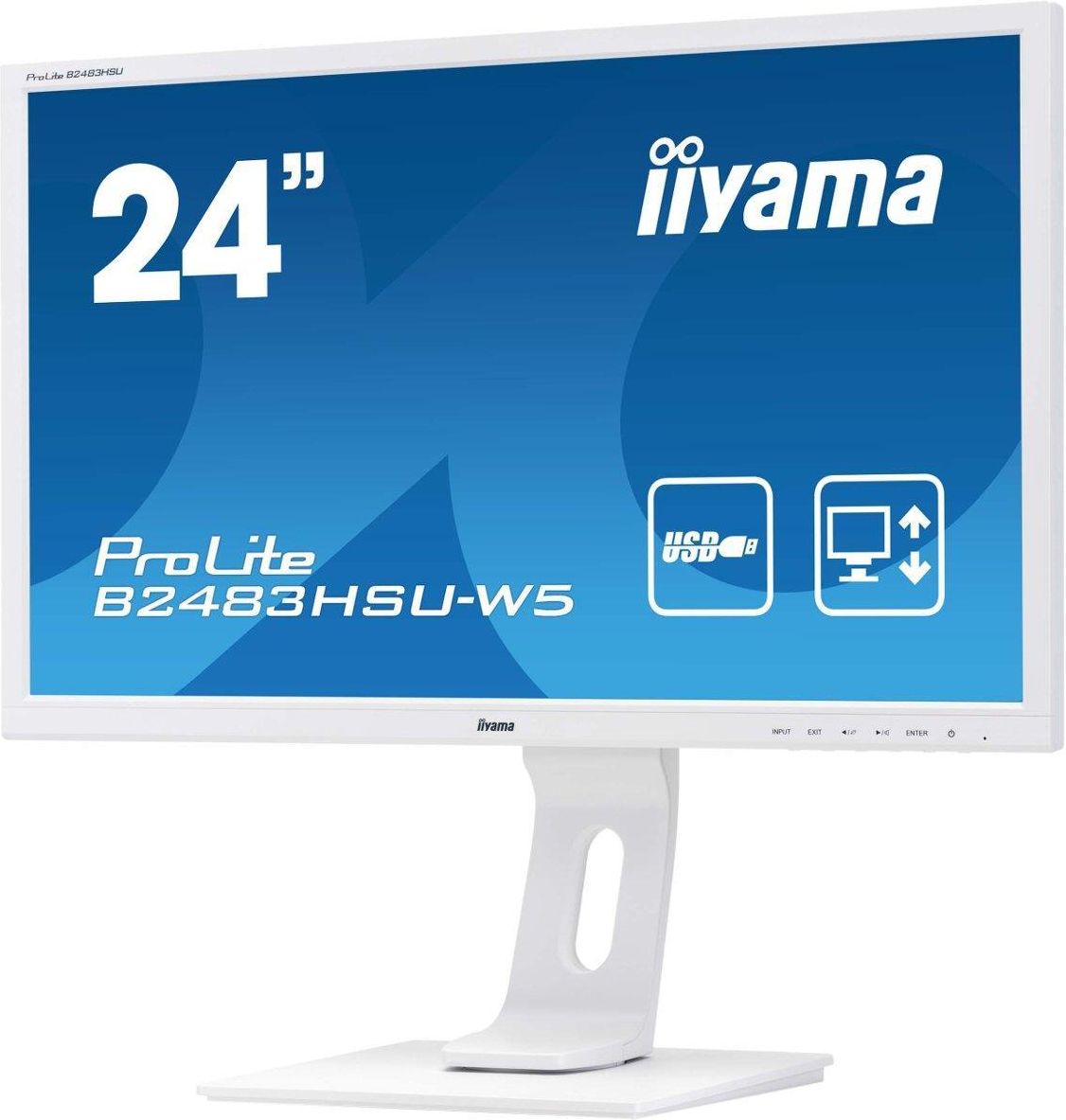 Monitor iiyama 24 ProLite B2483HSU-W5 - Opinie i ceny na Ceneo.pl