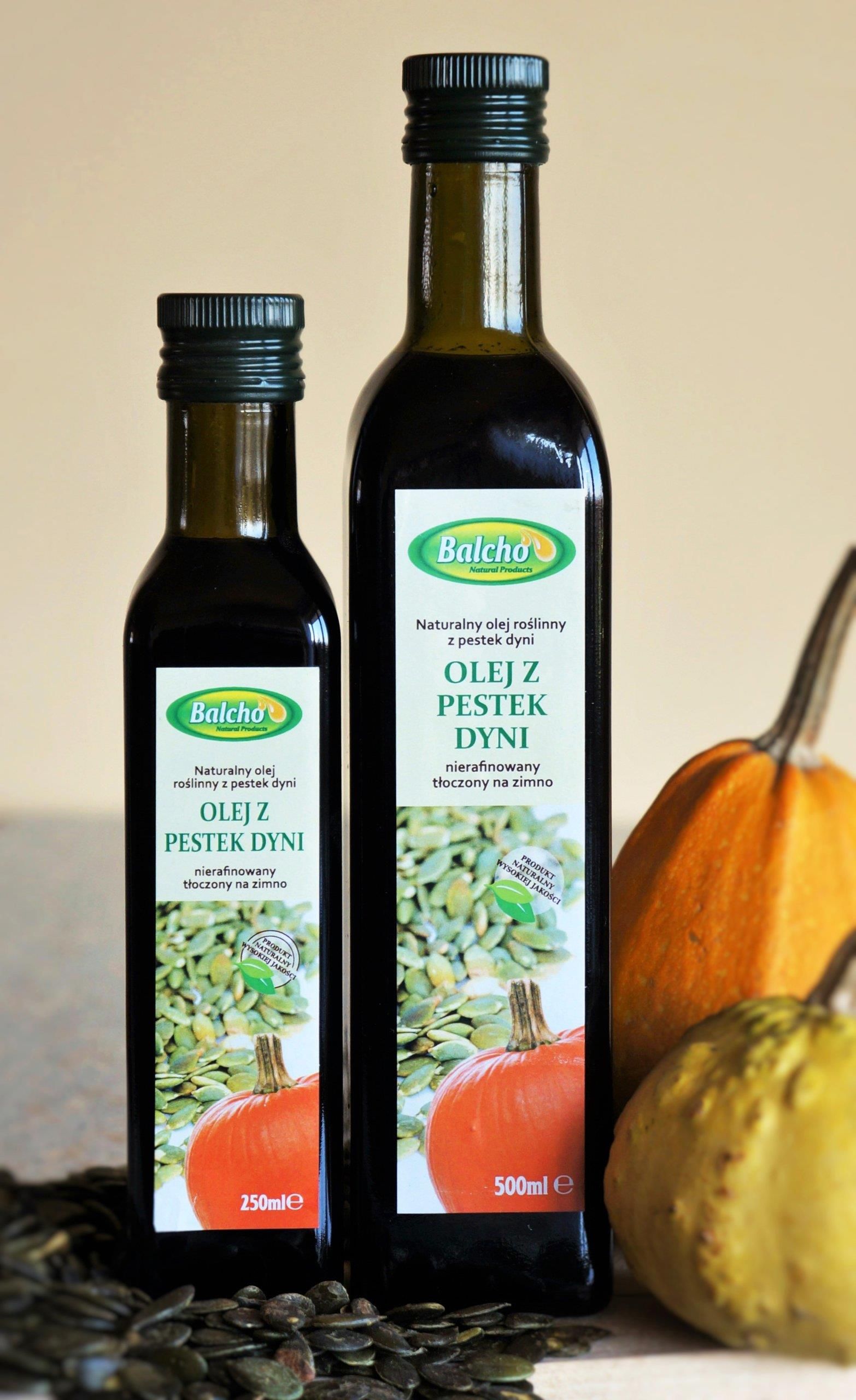 Olej z Pestek Dyni 500ml Balcho Zimno Tłoczony - Ceny i opinie - Ceneo.pl