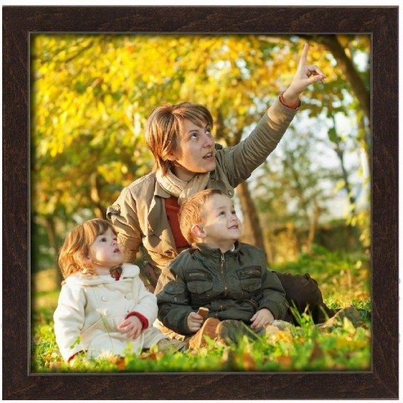 Ramka tradycyjna RAMKA EMILY KWADRATOWA WENGE 50X50CM GRAWER - Ceny i ...