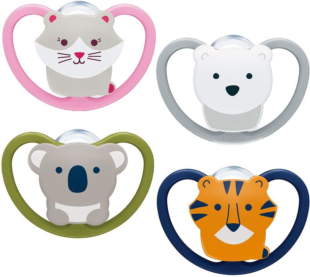 NUK Silikonowy smoczek uspokajający Space 6-18 mies. 1 szt. - Ceny i opinie - Ceneo.pl