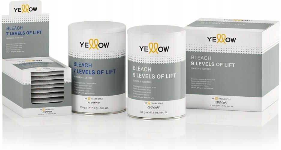 Alfaparf Rozjaśniacz 9 tonów 9 level Yellow Bleach 500ml - Opinie i ...