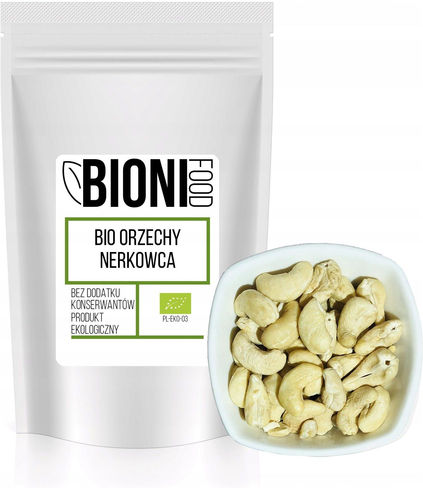 Bio Orzechy Nerkowca Ekologiczne 1kg - Ceny i opinie - Ceneo.pl