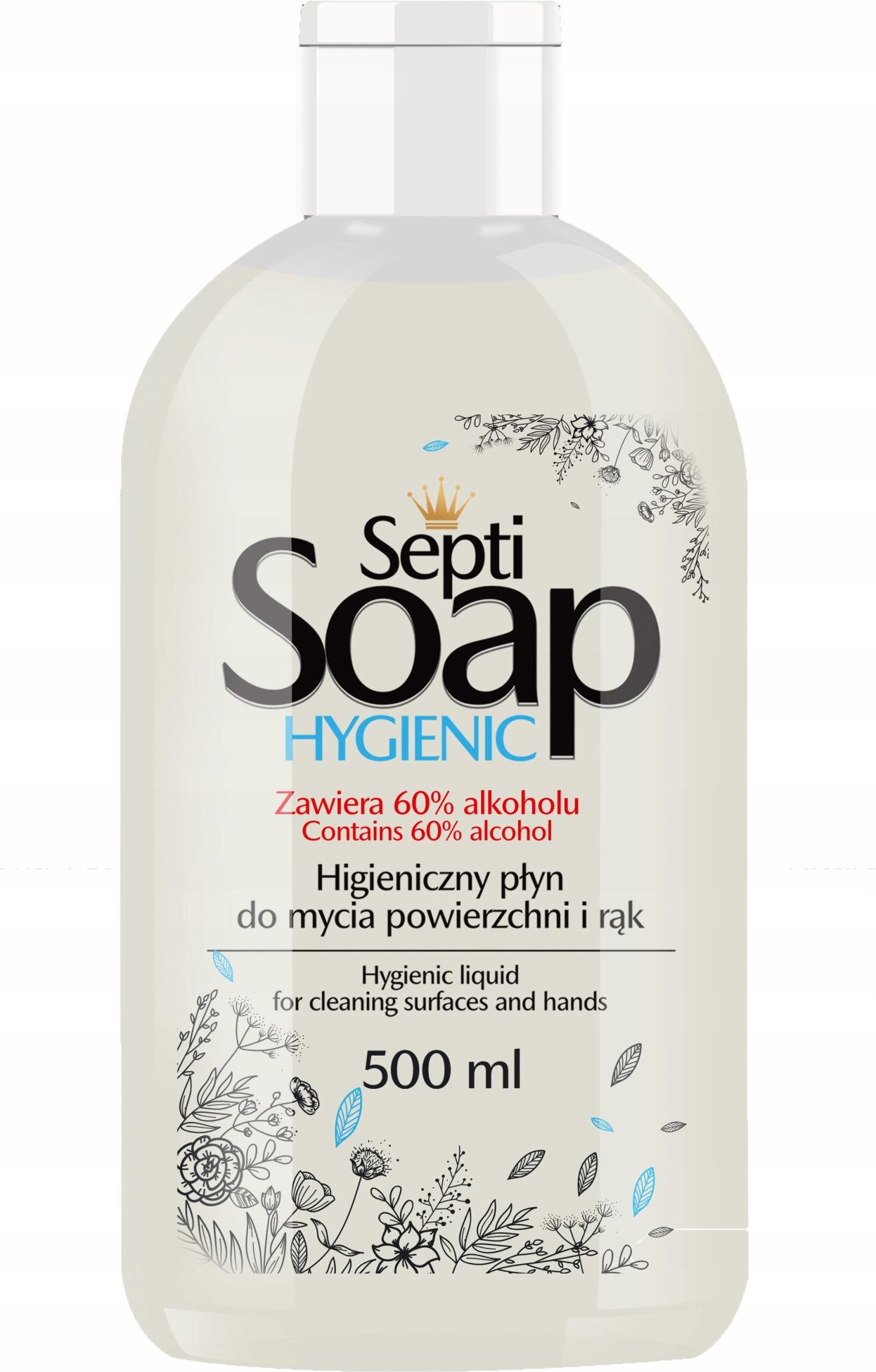 Clovin Septi Soap Hygienic Antybakteryjny Higieniczny Płyn 500Ml ...