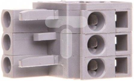 Gniazdo elektryczne Wago Gniazdo MCS-MIDI Classic kątowe 3-biegunowe szare raster 5mm 232-203/ ...