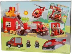Jixin Klocki Firehouse Helikopter Samochód Straż Pożarna 9188A - ceny i opinie - Ceneo.pl