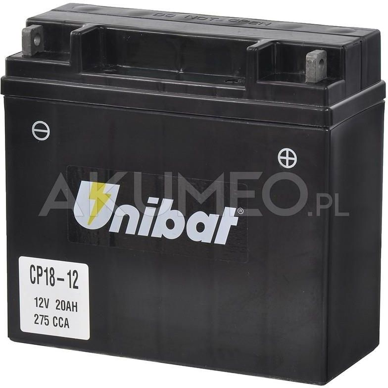 UNIBAT AGM CP18-12 12V 20Ah 275A prawy+ - Opinie i ceny na Ceneo.pl