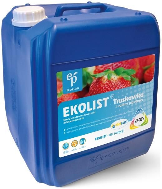 Nawóz Ekolist Truskawki i Jagodowe 5L Ekoplon - Ceny i opinie - Ceneo.pl