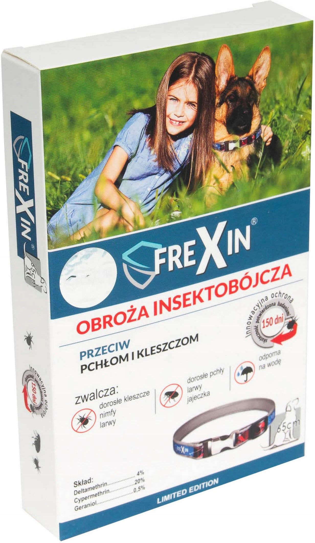 Frexin Obroża Owadobójcza 65Cm - Ceny i opinie - Ceneo.pl