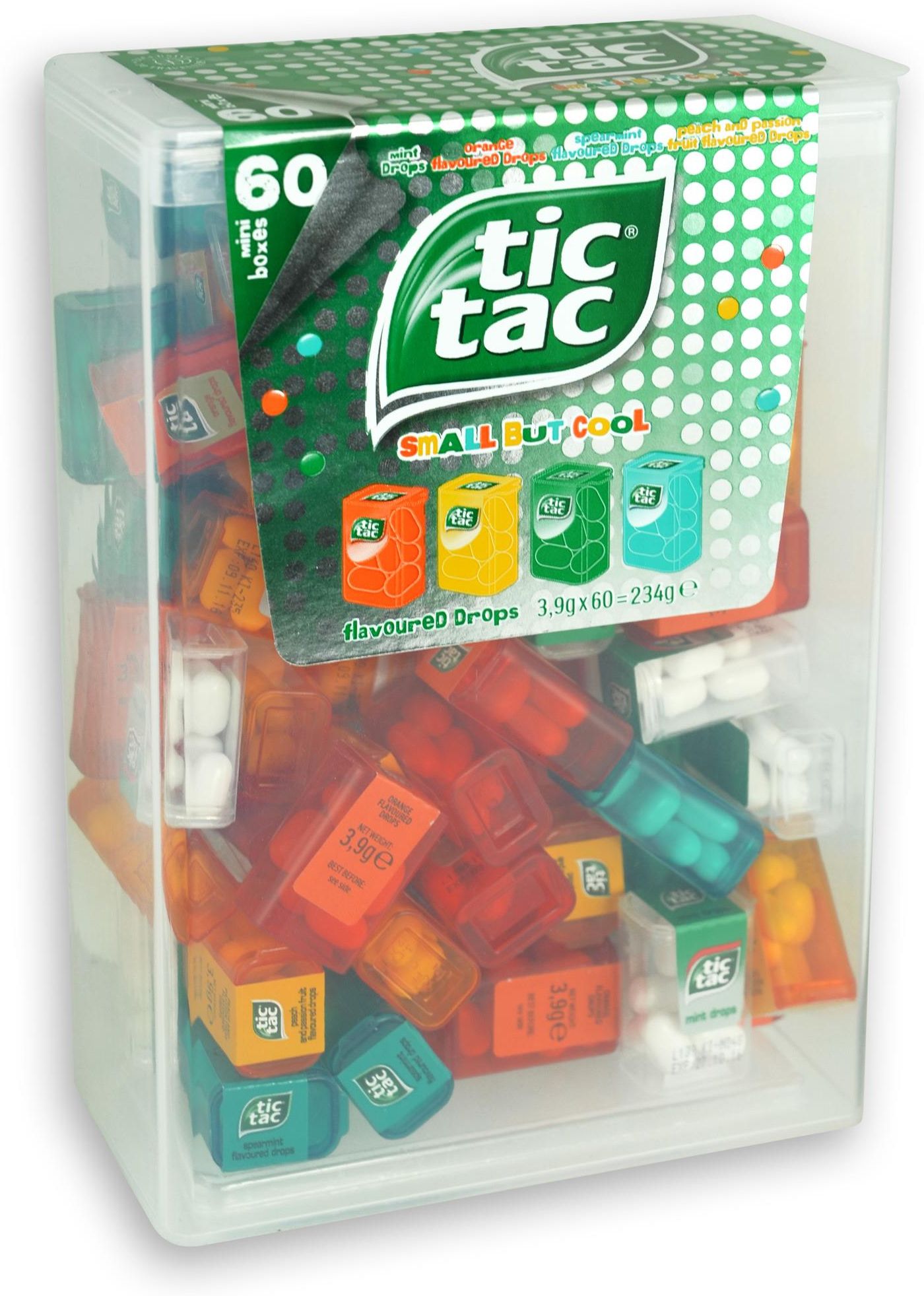 Tic Tac Small but cool Mini opakowania w mega Tic Tacu 60 x 3,9g - Ceny ...