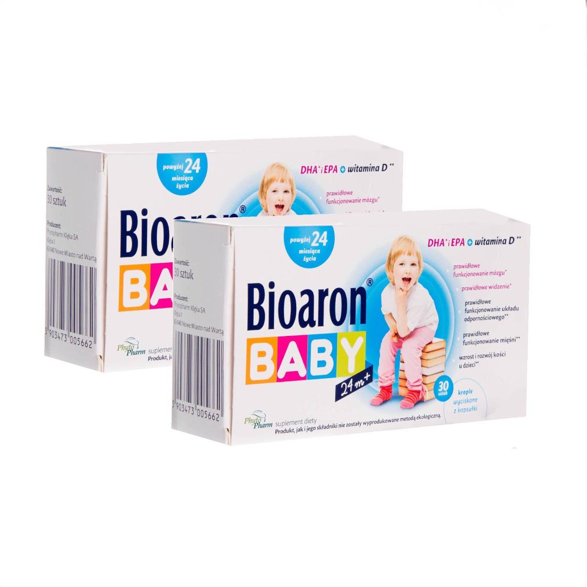 Bioaron BABY 24 m+ 2 x 30 sztuk - Opinie i ceny na Ceneo.pl