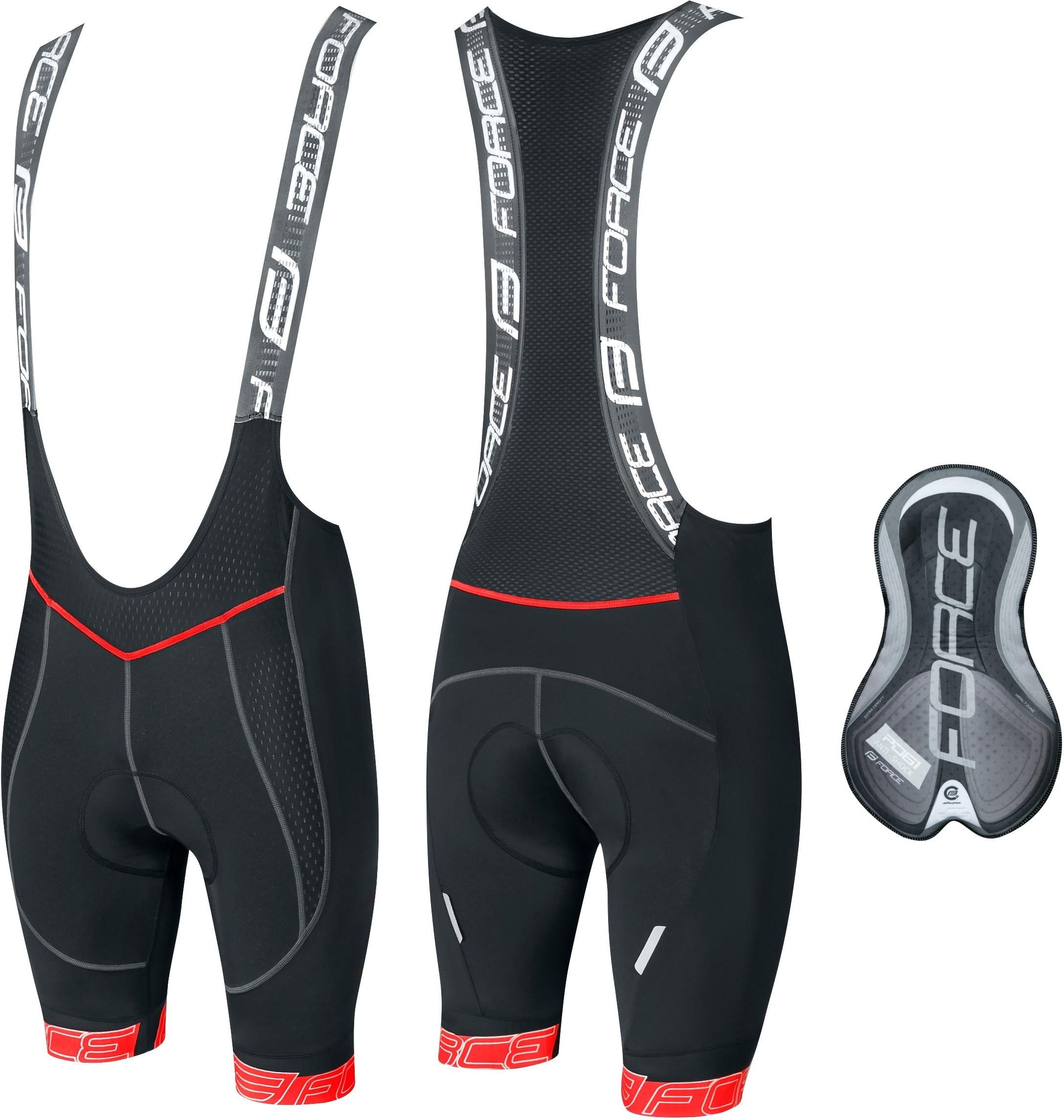 Force Fame Męskie Spodenki Na Szelkach Czarno Czerwone 9002826 - Ceny i ...