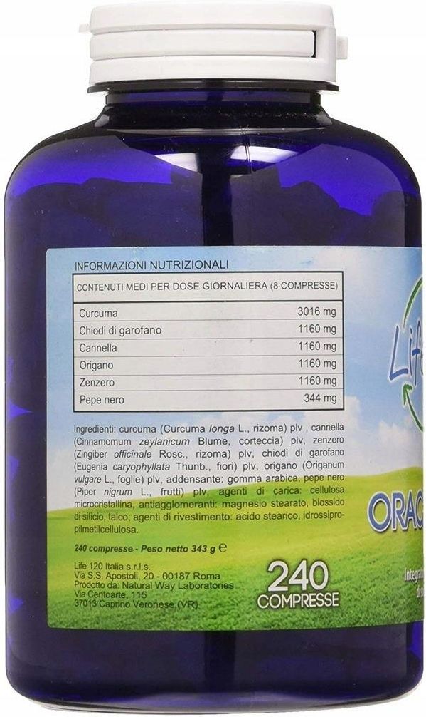 OneLife Life 120 Orac Spice 240 tabl - Opinie i ceny na Ceneo.pl