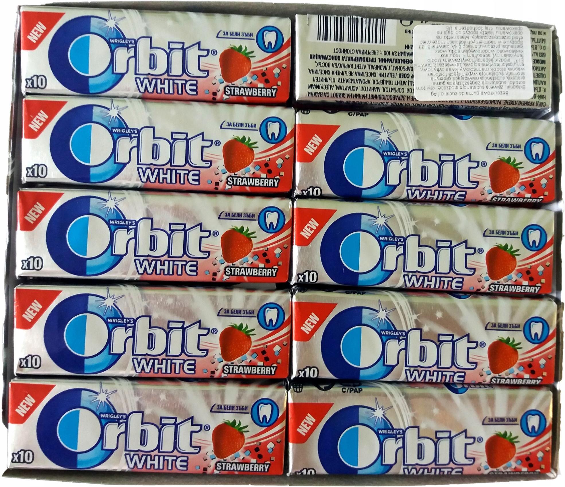 Orbit Guma Blueberry jagoda Nowość 30 szt - Ceny i opinie - Ceneo.pl