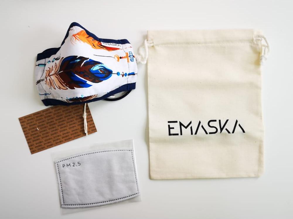 OZONE MASK MASKA ANTYSMOGOWA CASUAL S/KIDS N95 BRĄZOWE PIÓRKO - Opinie ...