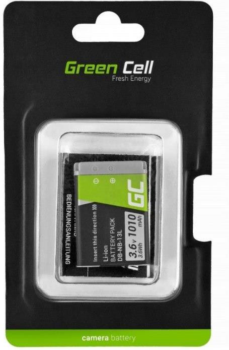 Akumulator dedykowany Bateria Green Cell ® NB-13L do Canon PowerShot G5 X, G7 X, G7 X Mark II ...