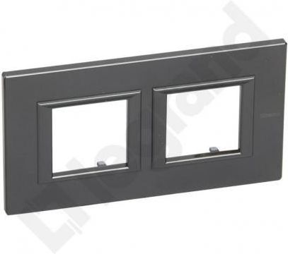 Legrand Axolute Ramka Prostokątna Pozioma 2X2 Moduły Axolute Antracyt ...