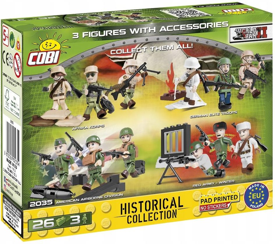 Cobi Powstańcy Warszawscy 3 Figurki Ak Z Akcesoriami - ceny i opinie ...
