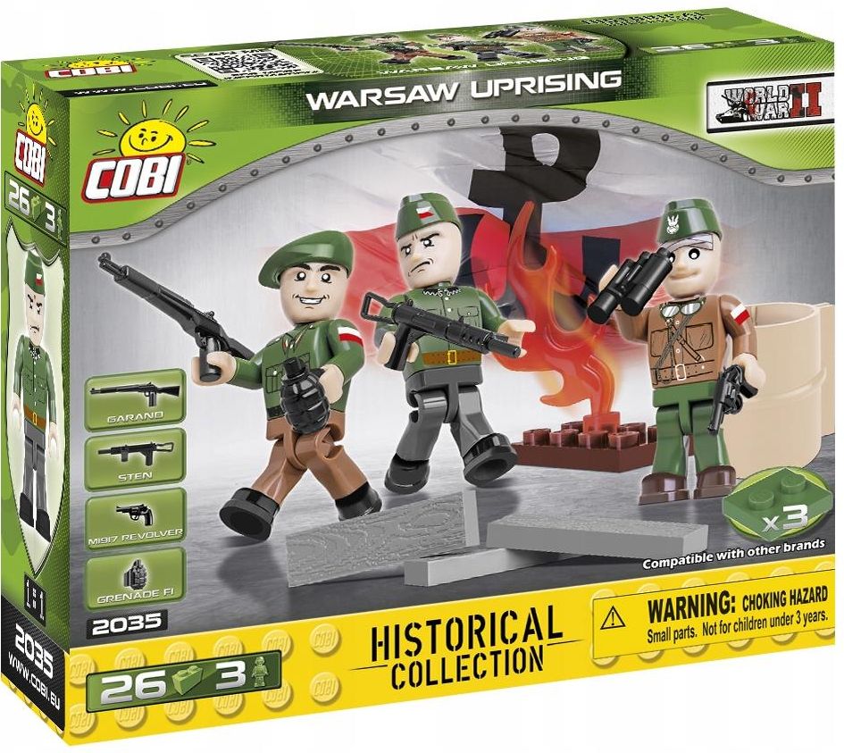 Cobi Powstańcy Warszawscy 3 Figurki Ak Z Akcesoriami - ceny i opinie ...