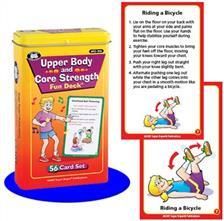 Super Duper Publications Upper Body And Core Strength Fun Deck - Gra ...