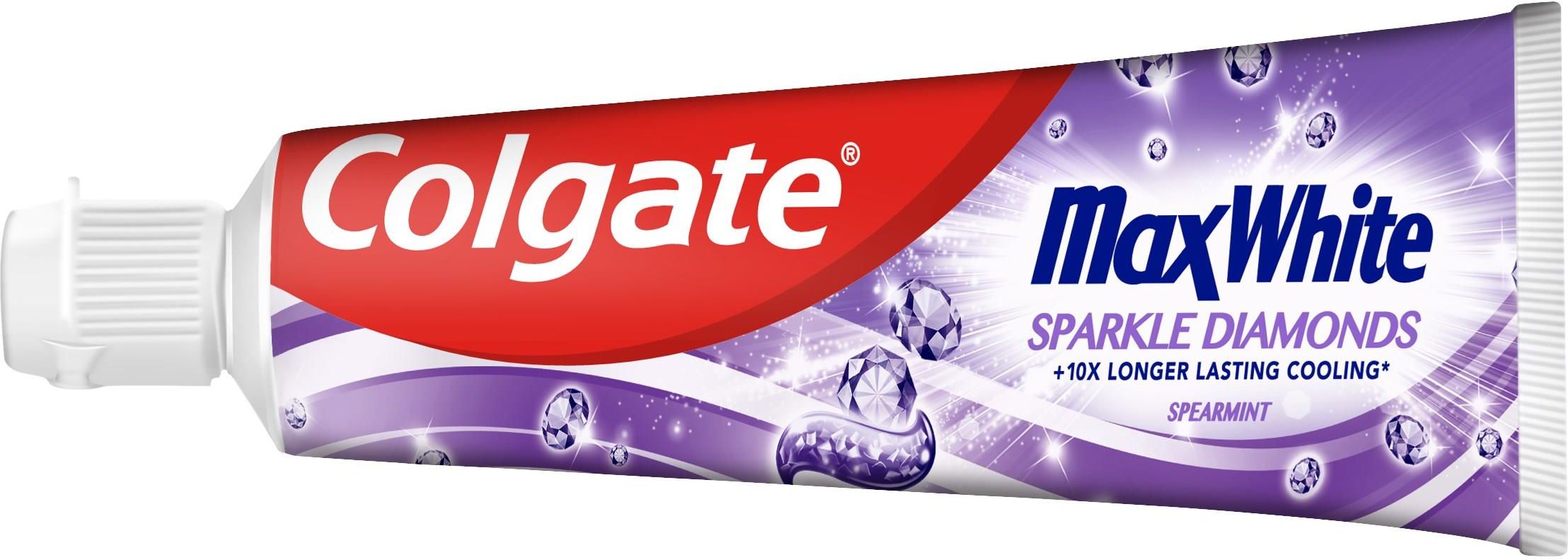 Colgate Max White Pasta Do Zębów Sparkle Diamonds 75 ml - Opinie i ceny ...