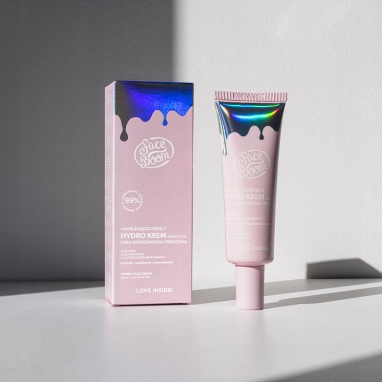 Krem do twarzy Body Boom Faceboom Krem Nawilżająco-Kojący Na Dzień I ...