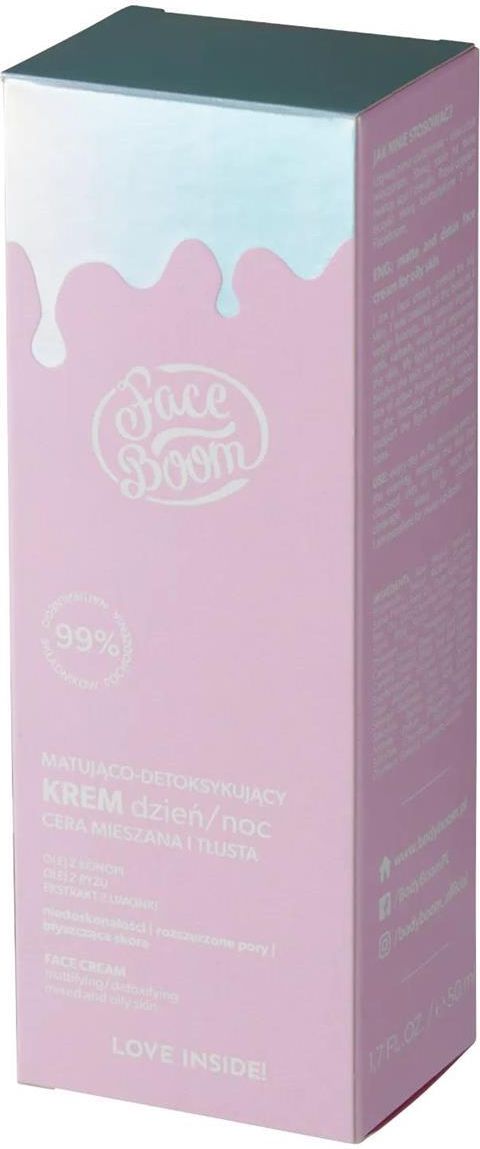 Body Boom Face Boom Krem Do Twarzy Matująco- Detoksykujący Lojalny ...