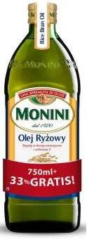 Monini Olej z Ryżu 750ml - Ceny i opinie - Ceneo.pl