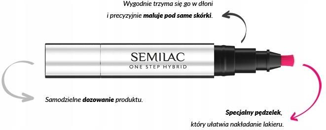 Semilac S680 One Step Hybrid Magenta 3ml - Opinie i ceny na Ceneo.pl