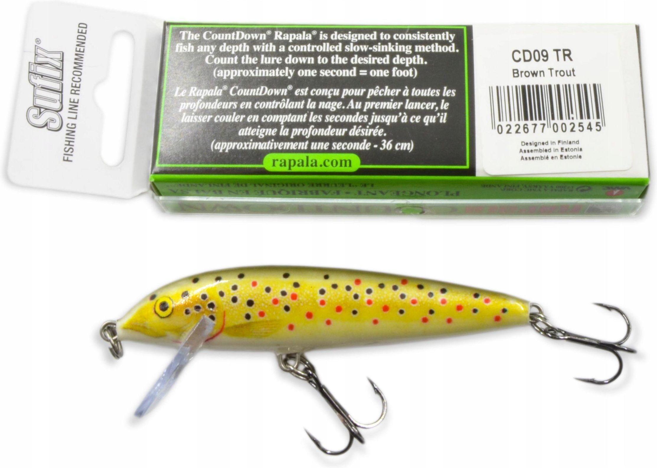 Wobler Rapala Countdown na Szczupaka [9cm /12g] - Ceny i opinie - Ceneo.pl