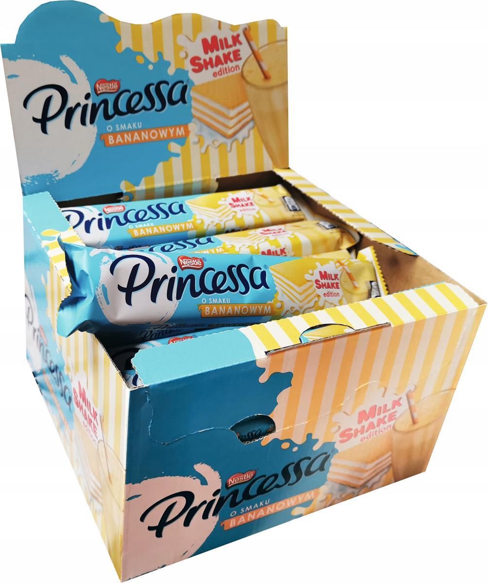 Wafel Princessa Milk Shake banan 38g - Ceny i opinie - Ceneo.pl