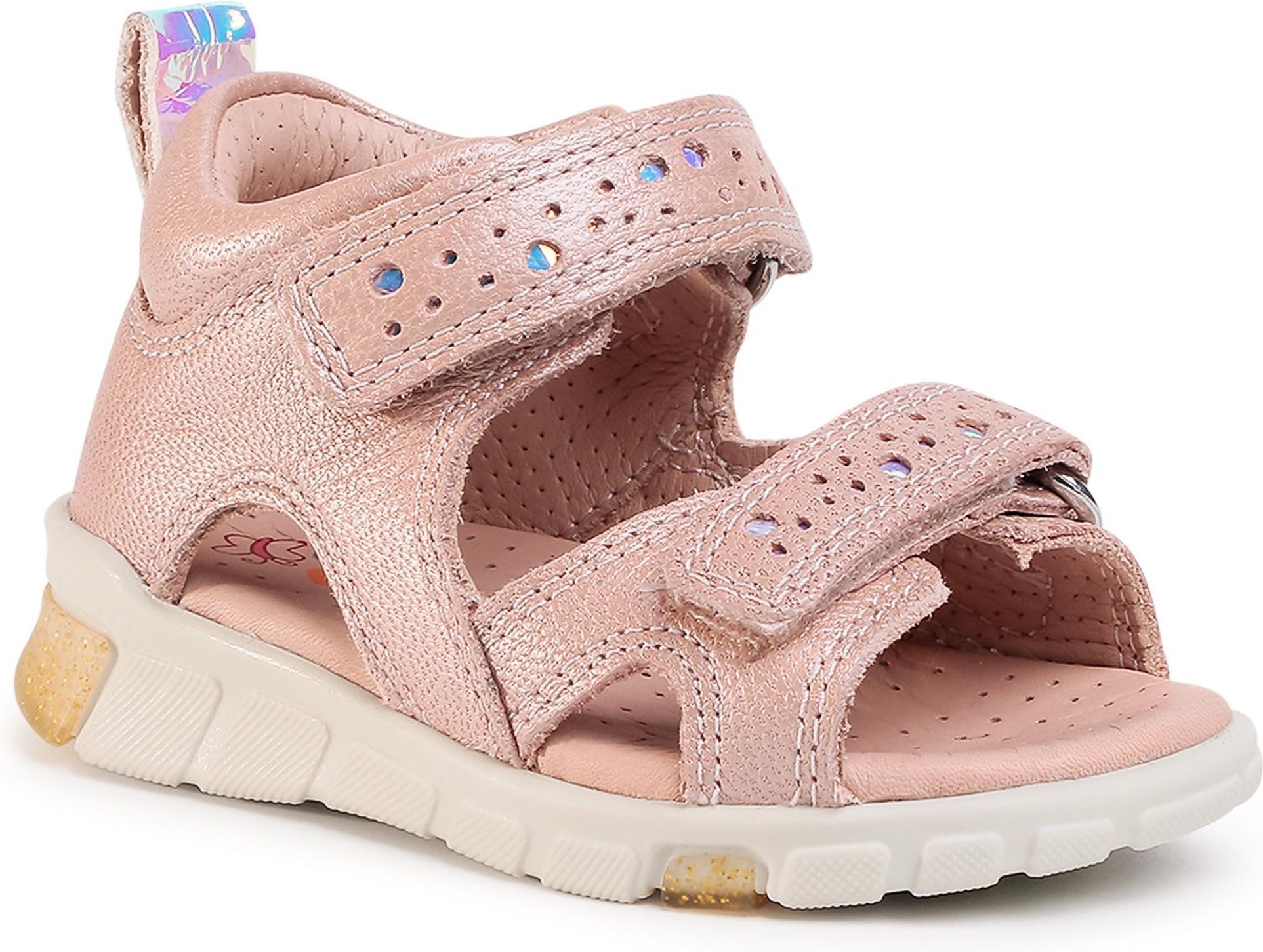 Sandały Ecco Mini Stride Sandal 76111101118 Rose Dust Ceny I Opinie
