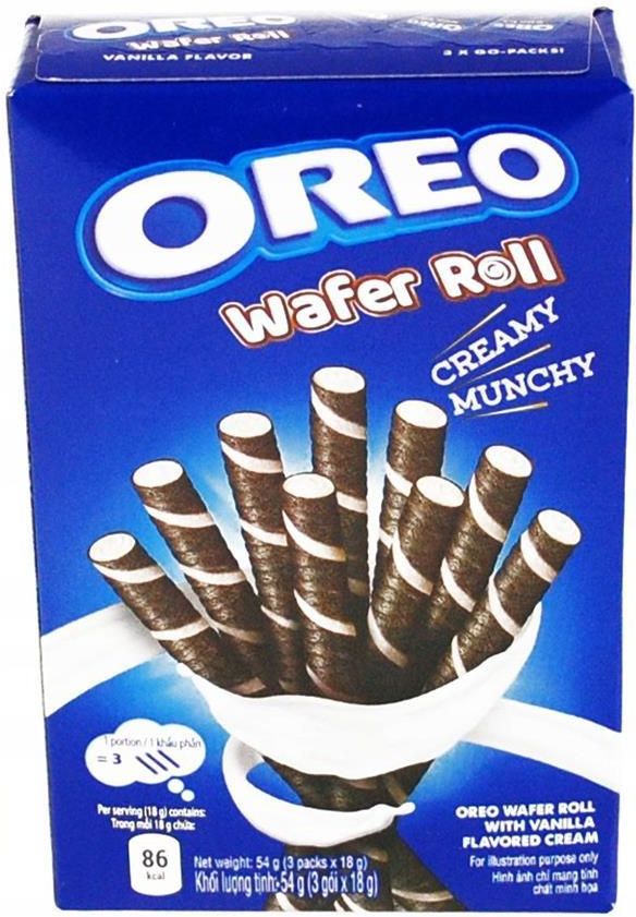 Mondelez Słodkie rurki Oreo Vanilla 54g - Ceny i opinie - Ceneo.pl