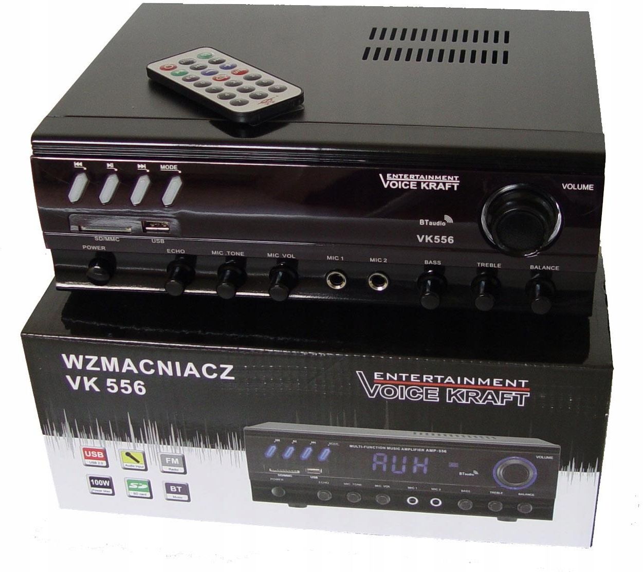 Wzmacmiacz audio Voice Kraft VK-556 - Opinie i ceny na Ceneo.pl