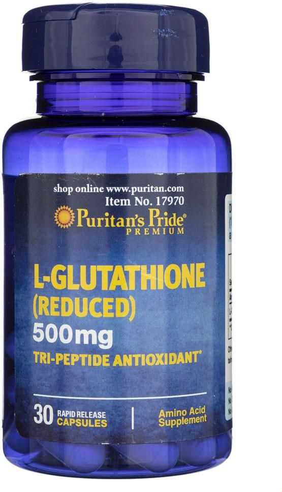 Puritan's Pride L-Glutathione 500 mg 30 kaps - Opinie i ceny na Ceneo.pl